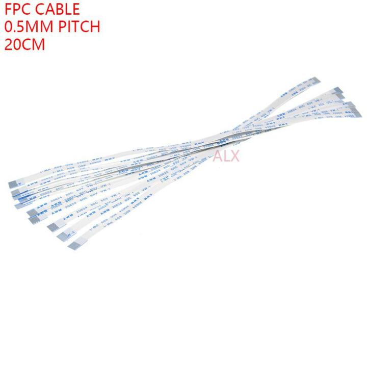 10PCS FPC Ribbon Flexible Flat CABLE PITCH 0.5MM 200MM A-Type 4P 6P 8P ...