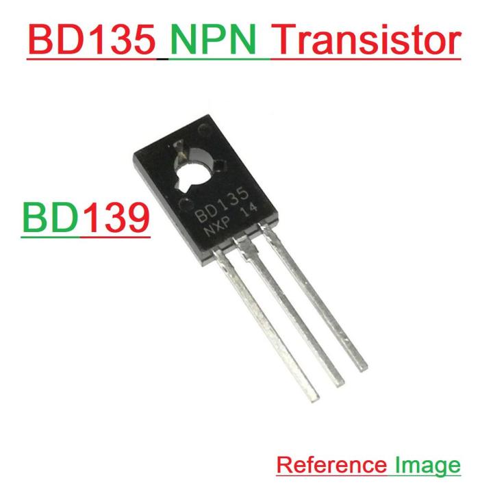 5Pcs- BD135 BD-135 BD 135 NPN Transistor 45V 1.5A NPN Power Transistor ...