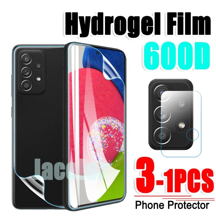 【2023】 Safety Hydrogel Film For Samsung Galaxy A52s A52 4G/5G Back Screen Protector Camera Glass ...