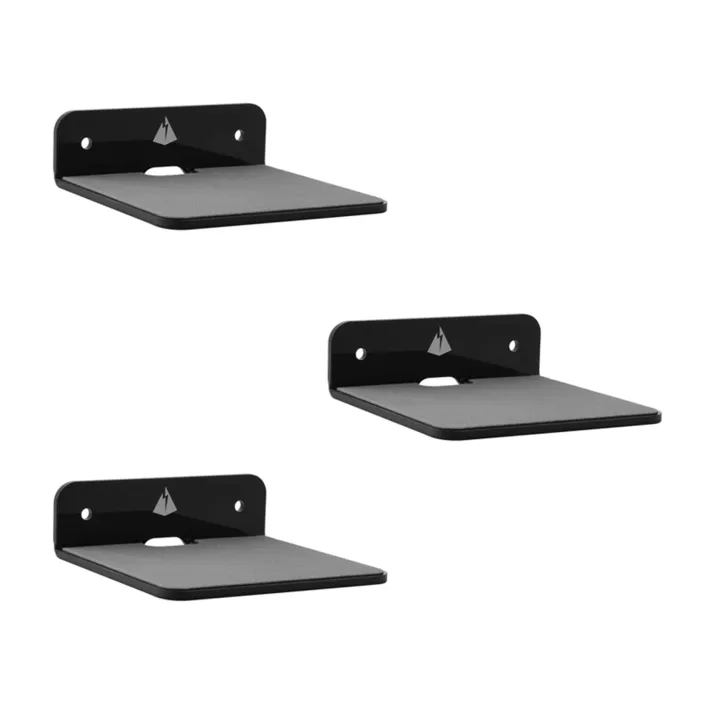 3X Wall Shelf Speaker Stand, Small Wall Shelf Speaker Mount for ...