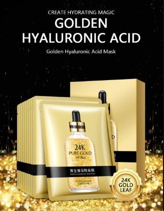 Cindynal 24k Pure Gold Hydra Face Sheet Mask 1 pc. | Daraz.com.bd