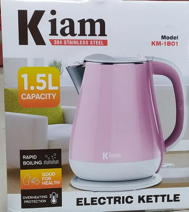 KIAM ELECTRIC KETTLE 1.5L | Daraz.com.bd
