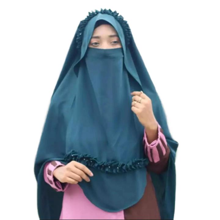 Hoodie niqab crown hooded muslim women's hijab dress namaz garments ...