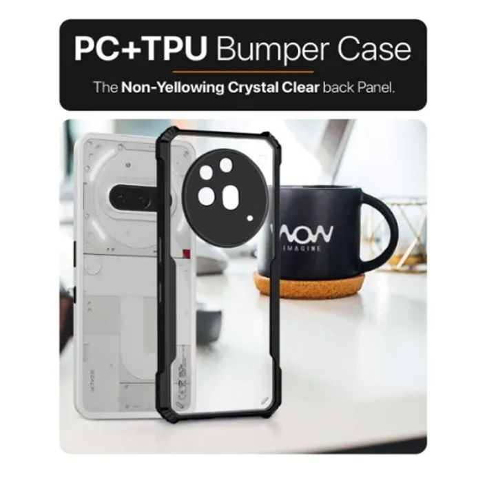 Nothing Phone (3a) Pro Xundd Protective Transparent Airbag Bumper Phone ...