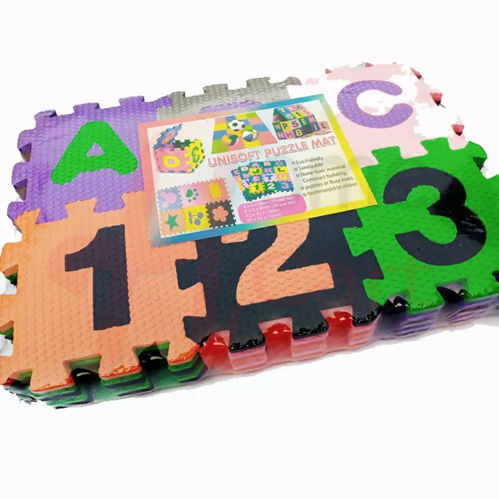 Pcs/Set Child Kids Novelty Alphabet Number EVA Puzzle Foam Teaching ...