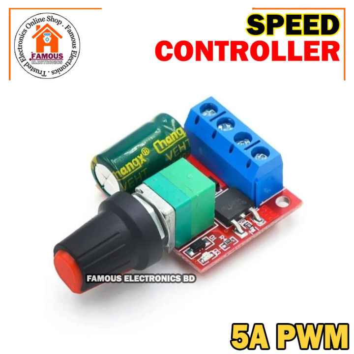 DC-DC 4.5V-35V 5A 90W PWM DC Motor Speed Controller Module Speed ...