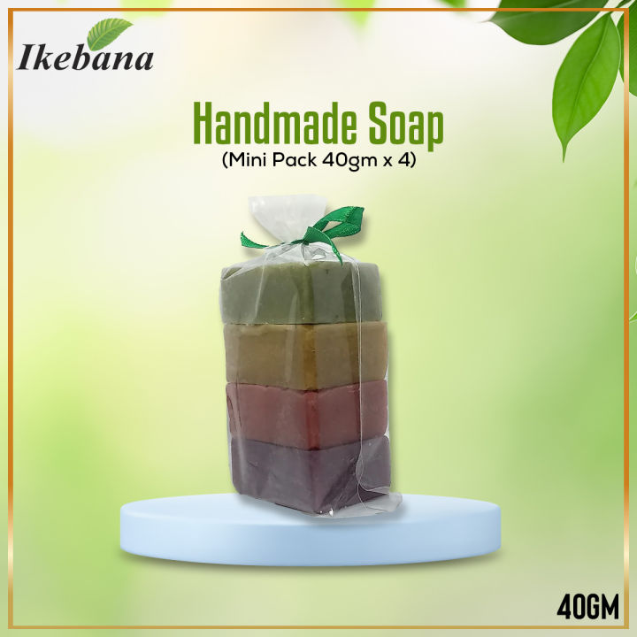 Ikebana Handmade Soap Mini Bundle pack (50 gm X 4) | Daraz.com.bd