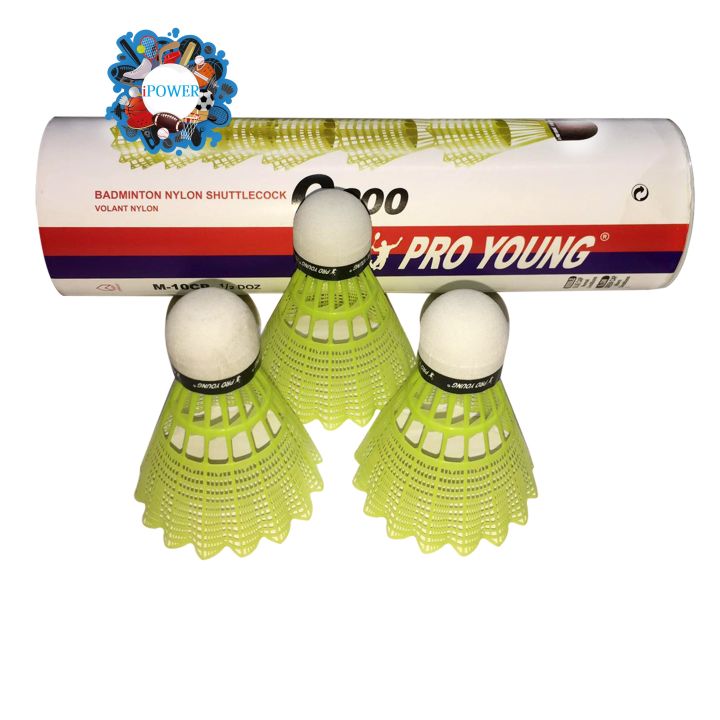 Pro Young - G200 Badminton Shuttle Cock - 6Pcs | Daraz.com.bd