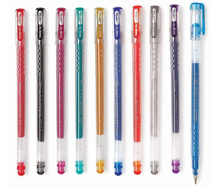 Montex Hi-Speed Glitter Pen pack of 10 Colors | Daraz.com.bd