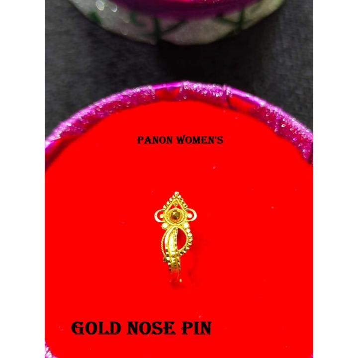 Exclusive Queen Tana Noth Nose Pin 16-K Carat Nose Ring , Long Nose Pin ...