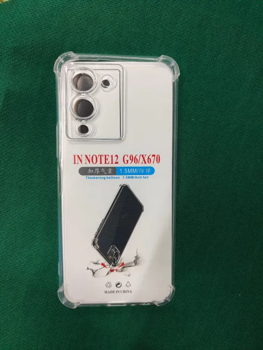 Infinix Note 12 G96 Clear Cover Soft Thin Anti-Scratches Crystal Case ...