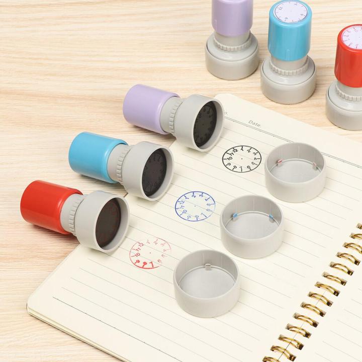 2023NEWLearn Kids Toy Teaching Seal Stamps Clock Dial Learning ...
