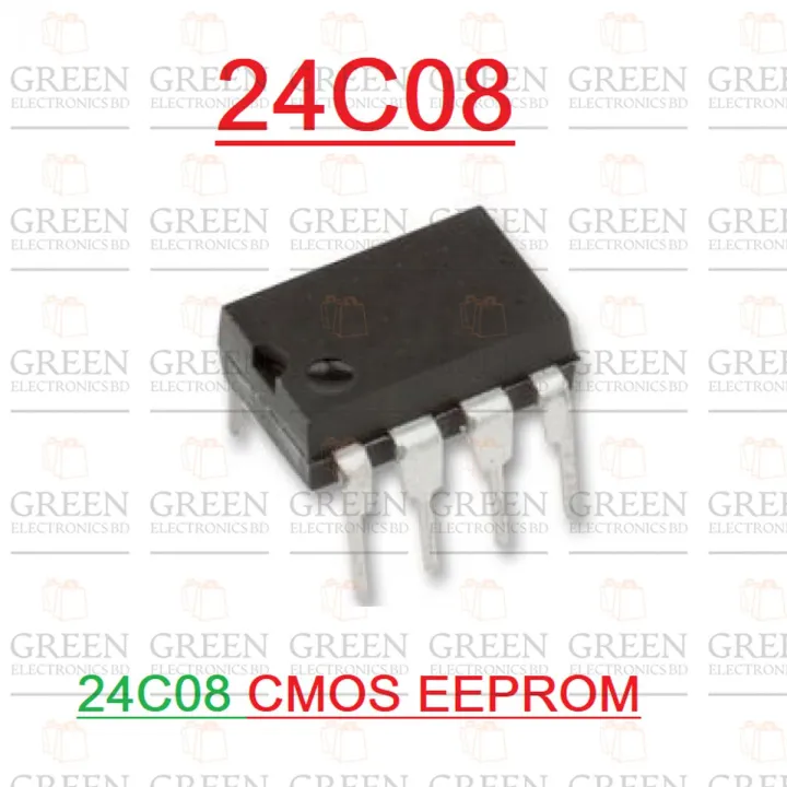 24C08 1kx8 Serial CMOS EEPROM-5Pcs | Daraz.com.bd