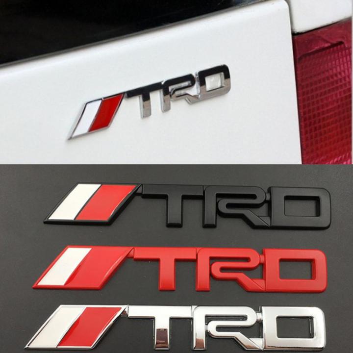 3D Metal TRD Car Modified Sticker Logo - 1 Pis | Daraz.com.bd