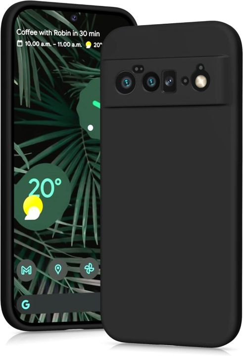 Google Pixel 6 Pro Case, Slim Fit Silky And Soft Touch Finish Silicone ...