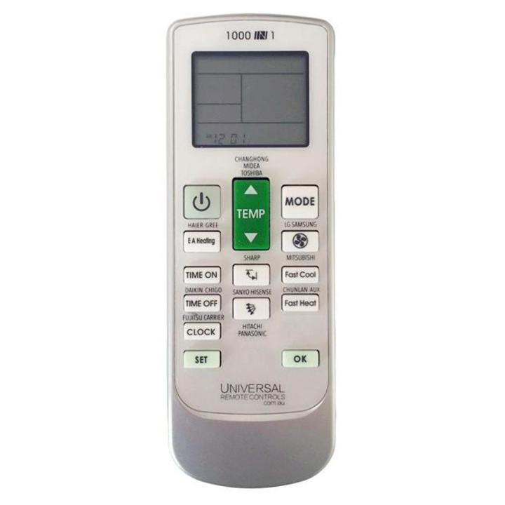 Universal AC Remote Control - White | Daraz.com.bd