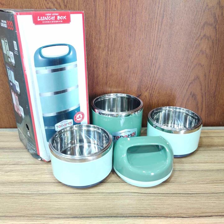 3 Layer Stainless Steel Hotpot and Lunch Box. High Quality Chaina Lunch ...