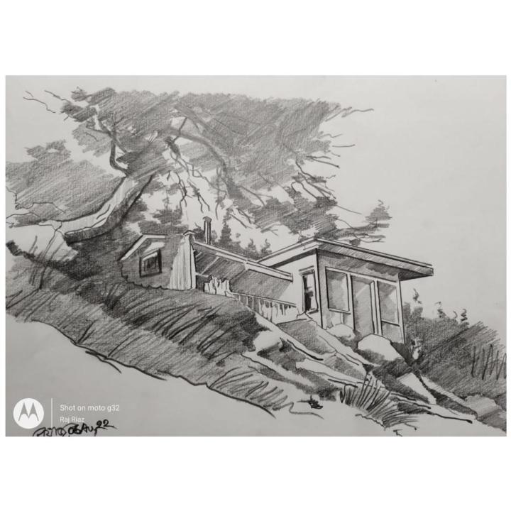 Handmade Pencil Sketch & Drawing Without Frame And Binding | Daraz.com.bd