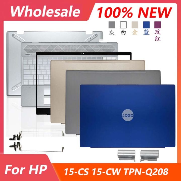 New For HP Pavilion 15-CW 15-CS TPN-Q208 LCD Back Cover Front Bezel Palmest Upper Top Case ...