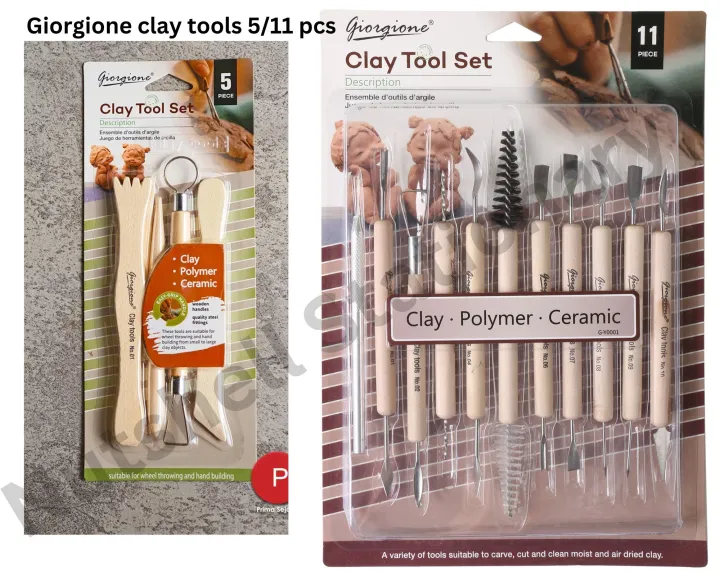Giorgione clay tool/Modelling Tool / Alat Clay tools set 5/11 pcs ...