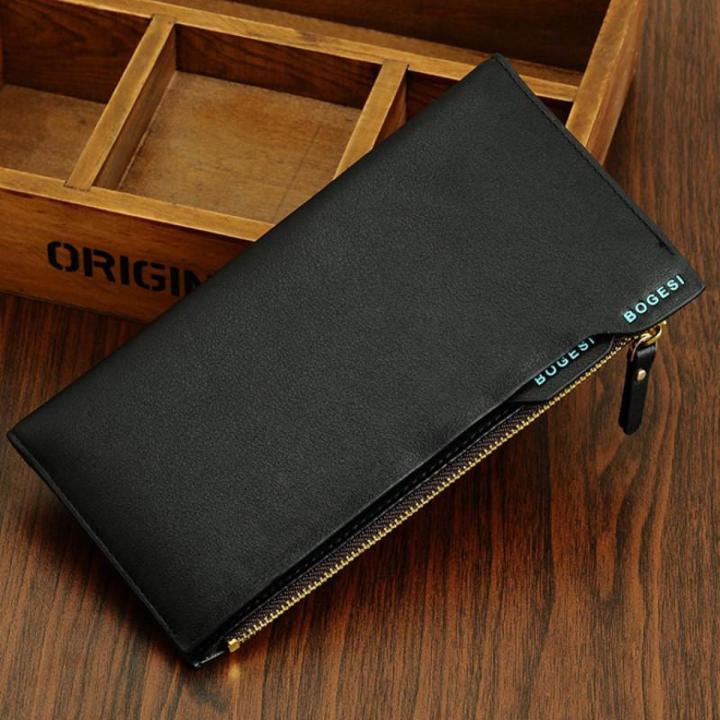 Bogesi New Men PU leather Wallets Casual Purse Clutch Brand Money ...