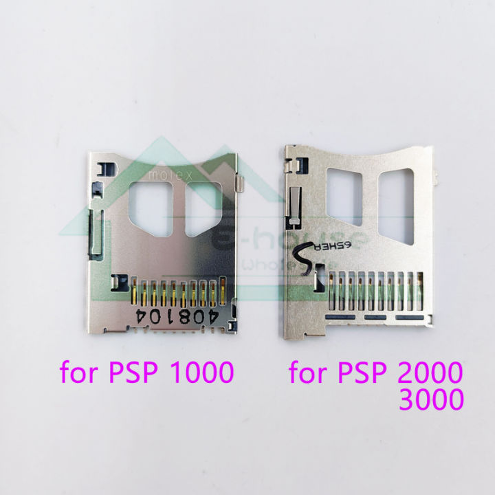 For PSP1000 Memory Card Slot Socket Replacement For PSP 1000 2000 3000 ...