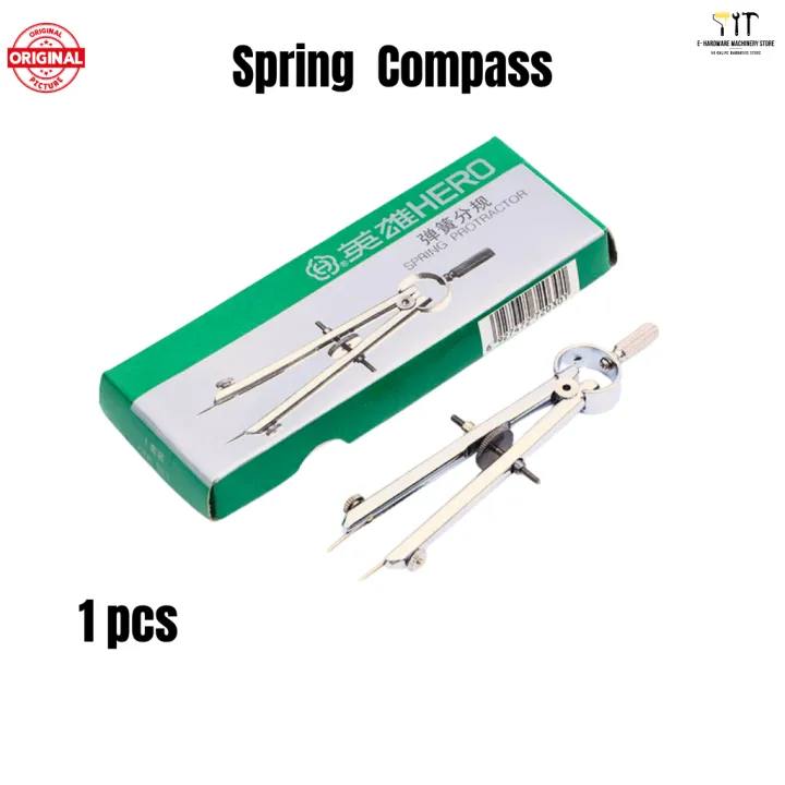 Hero H-2030 Spring Compass – Precision Drawing Compass for Land ...