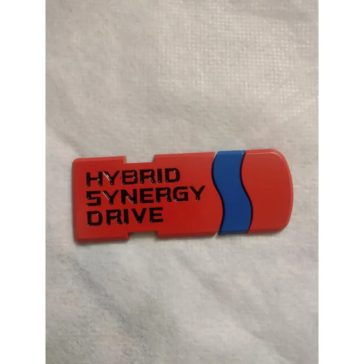 HYBRID 3D metal Car logo side badge Creative decoration rear trunk ...