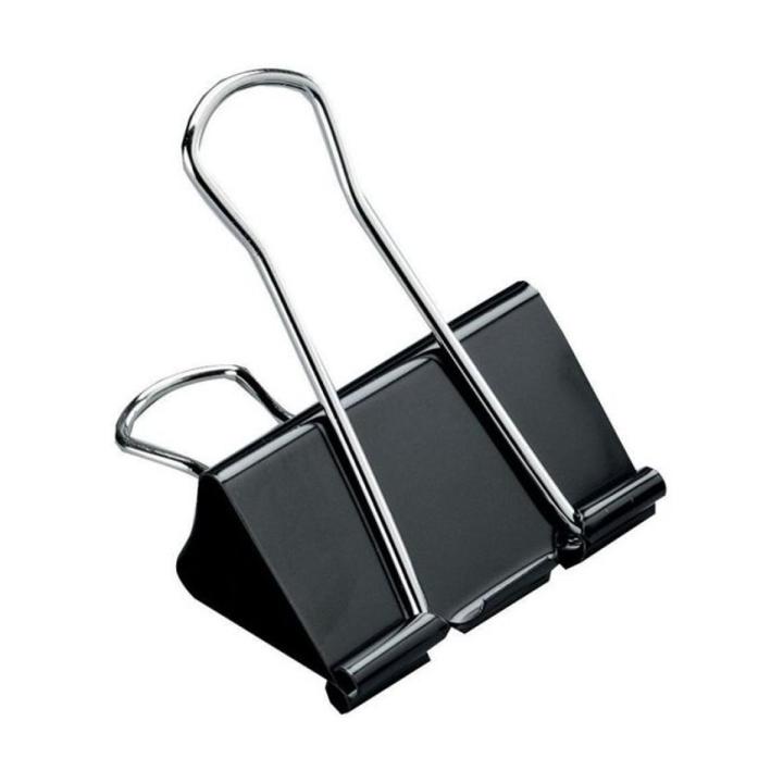 Binder Clip 25mm (Black) - 12 Pcs | Daraz.com.bd