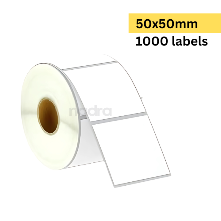 Barcode Label 50x50mm Square (2x2inch) - 1000 labels/Roll | Direct ...
