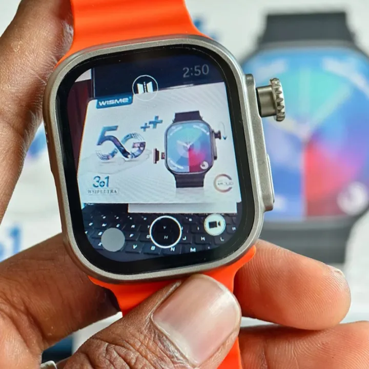 WS10 Ultra Android Smartwatch: 8GB RAM, 128GB ROM, Rotatable Camera ...