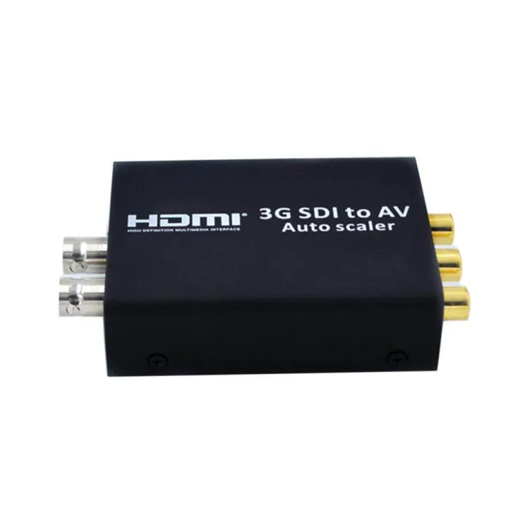 SD HD 3G SDI to AV Composite RCA Video + L/R Analog Stereo Audio Video ...