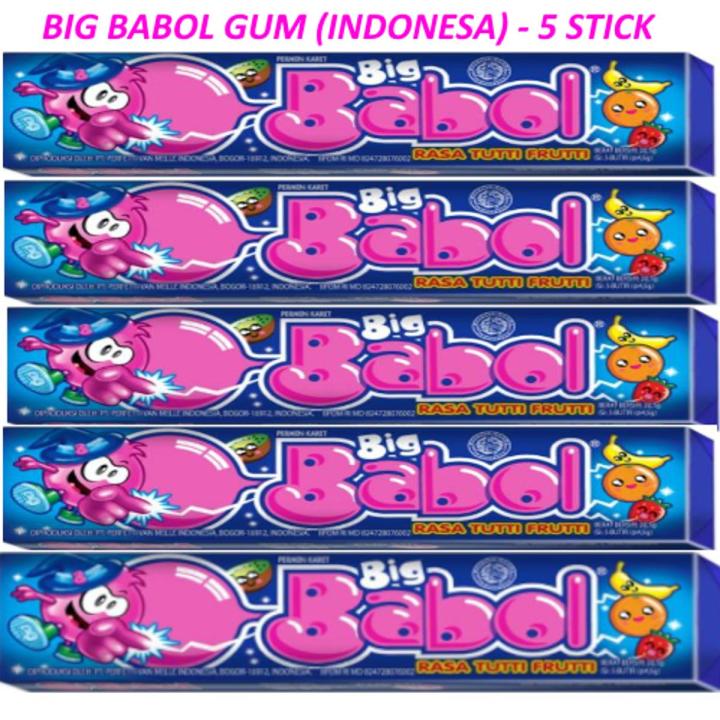 BIG BABOL GUM (INDONESA) - 5 STICK | Daraz.com.bd