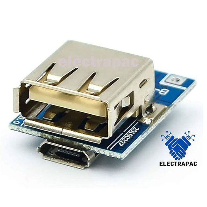 Mini Power Bank Circuit 5V Step Up Protection Board Boost Power Module ...