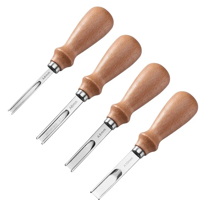 【Value Bundle】 Handmade Beveler Tailoring Skiving Trimming Leather ...