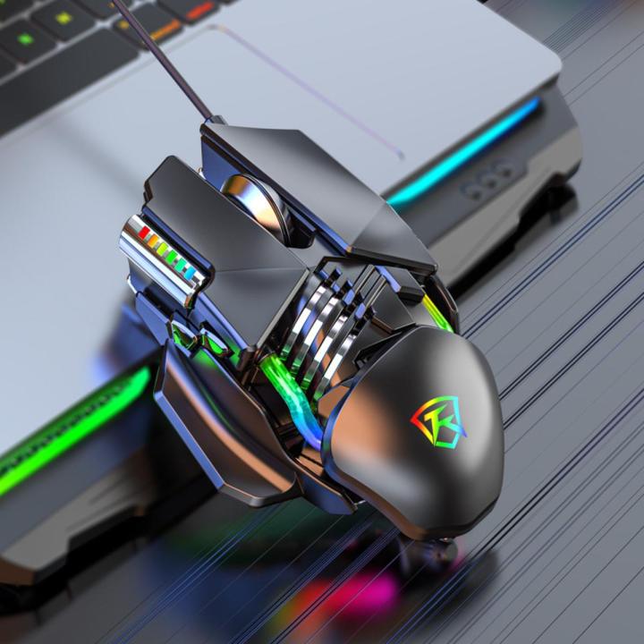 Taijia P3 6 Keys RGB Lighting Adjustable Wired Mouse | Daraz.com.bd