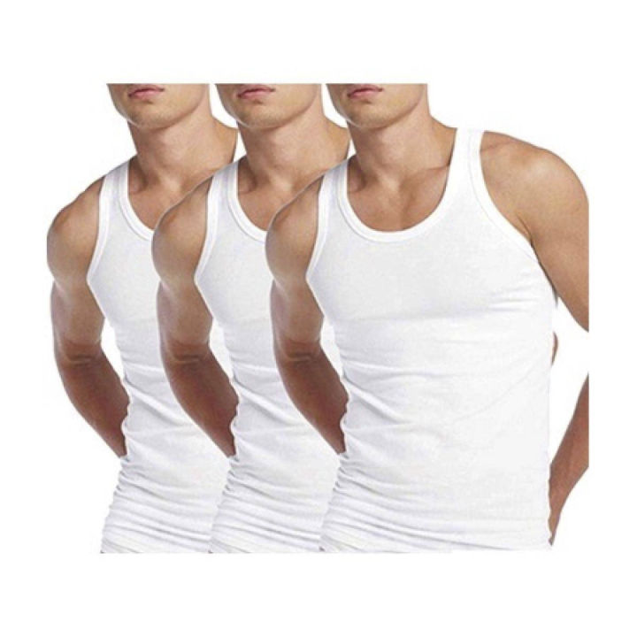 3 pack Swan Standard quality mens vest | Daraz.com.bd