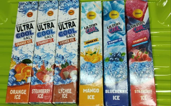 ULTRA COOL Freebase Orange ICE Electric Device 30ml/35Mg flavor for ...