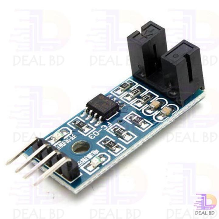 Speed Measuring Sensor Module LM393 Groove Motor Counter Coupler RPM ...