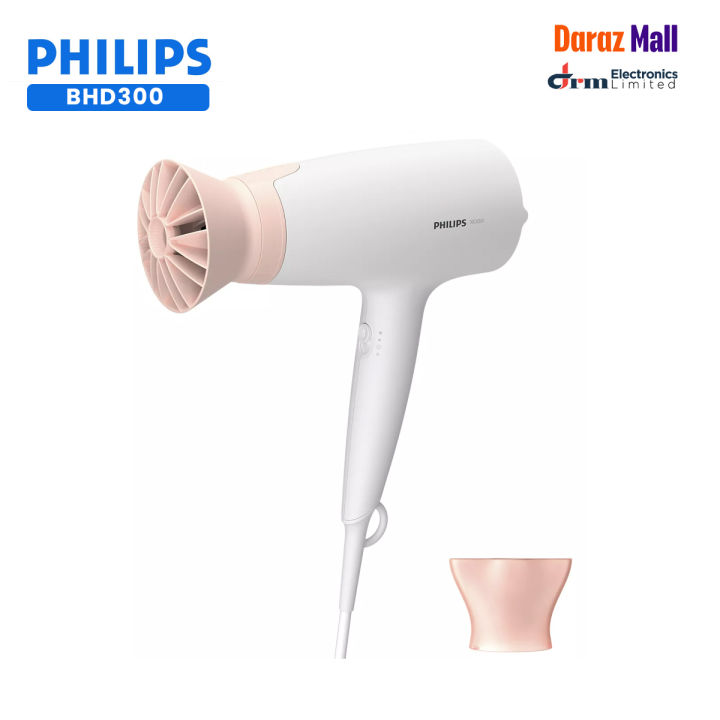Philips BHD300/10 Essential DryCare Hair Dryer Series-3000 | Daraz.com.bd