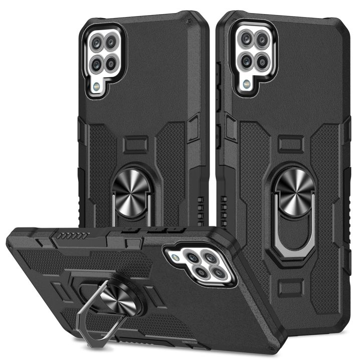 For Samsung Galaxy A12 Case F12 M12 Luxury Armor Shockproof Phone Case For Galaxy M12 F12 A 12 ...