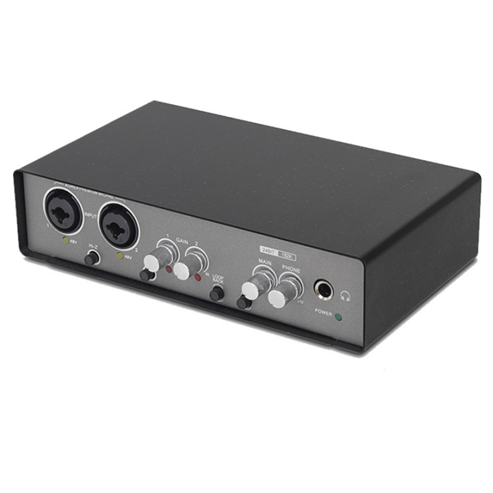 Audio Interface Sound Card 24-Bit/192KHz AD Converter for Electric ...