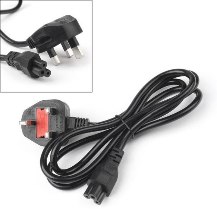 Laptop Charger Power Cable 3 Pin Fuses 1.5m 1.8m Adapter Power Supply ...