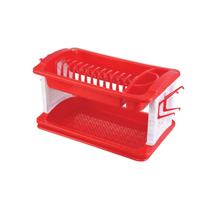 আরএফএল ইংলিশ ডিশ র‍্যাক লাল 917197 - kitchen rack | Daraz.com.bd