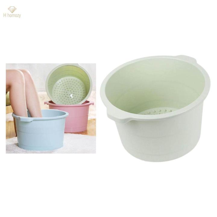 Foot Massage Bucket Foot Bath Basin Deep Lightweight Multipurpose ...
