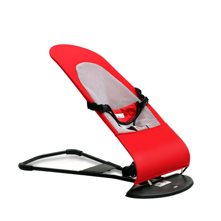 Baby Bouncer Chair Folding Soft Seat Safety Automatic Rocking Feel ...