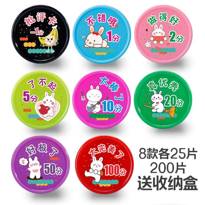 Elementary School Students Reward Bonus Point Card Encourage Children's ...