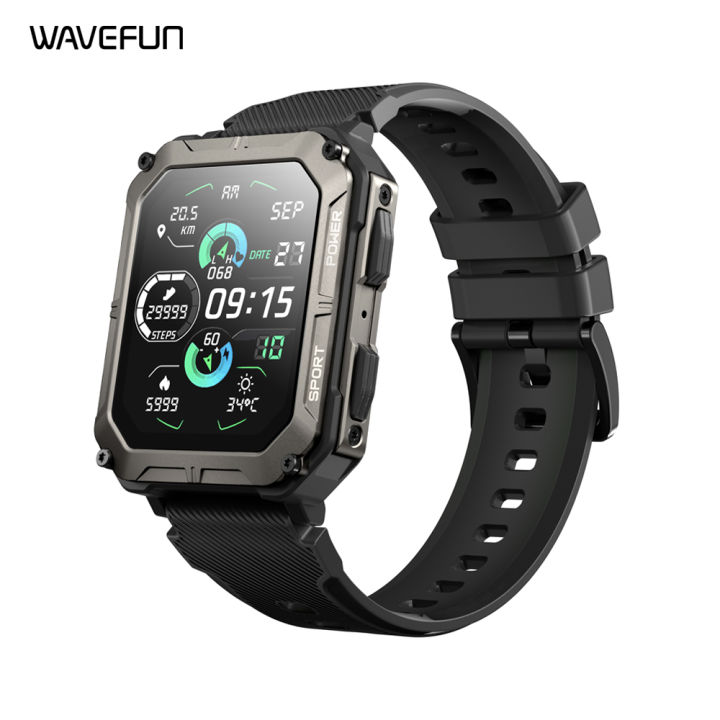 (Limited Stock)Wavefun Wave 50 Smart Watch for Men 1.83''Fitness Rugged ...