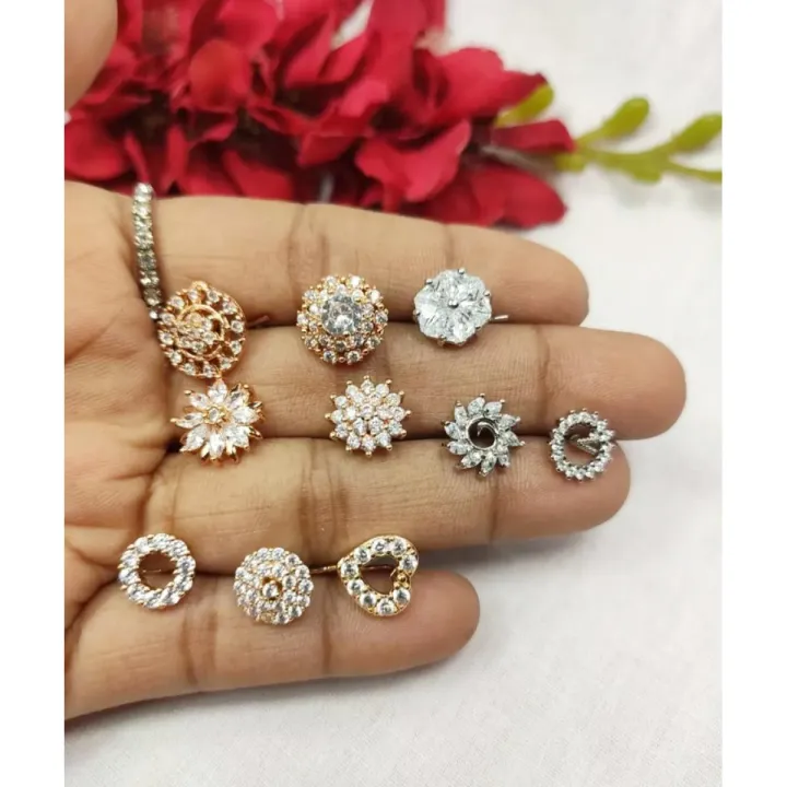 Nose Pin New Model, Trendy Design , L Shape Nosering, Nose Ring | Daraz ...