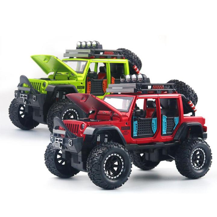 1:24 Off Road Rock Climber Jeep Vehicle Diecast Metal Car Luxury SUV ...